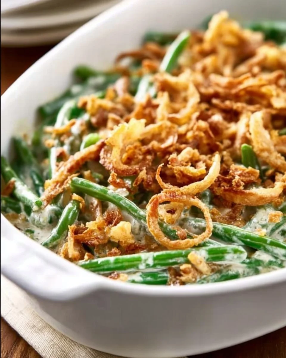 Fresh Green Bean Casserole