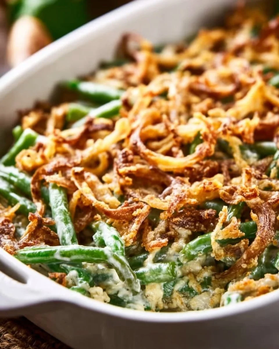 Fresh Green Bean Casserole